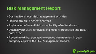 Risk Management for Medical Devices - ISO 14971 Overview | PDF