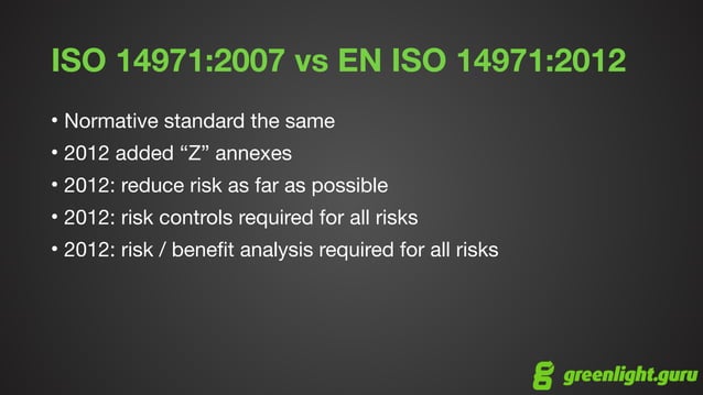 Risk Management for Medical Devices - ISO 14971 Overview | PDF