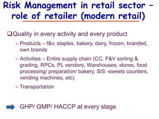 Risk Management for Retail Food Safety in Asia | PPT