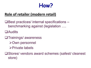 Risk Management for Retail Food Safety in Asia | PPT