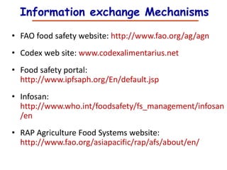 Risk Management for Retail Food Safety in Asia | PPT