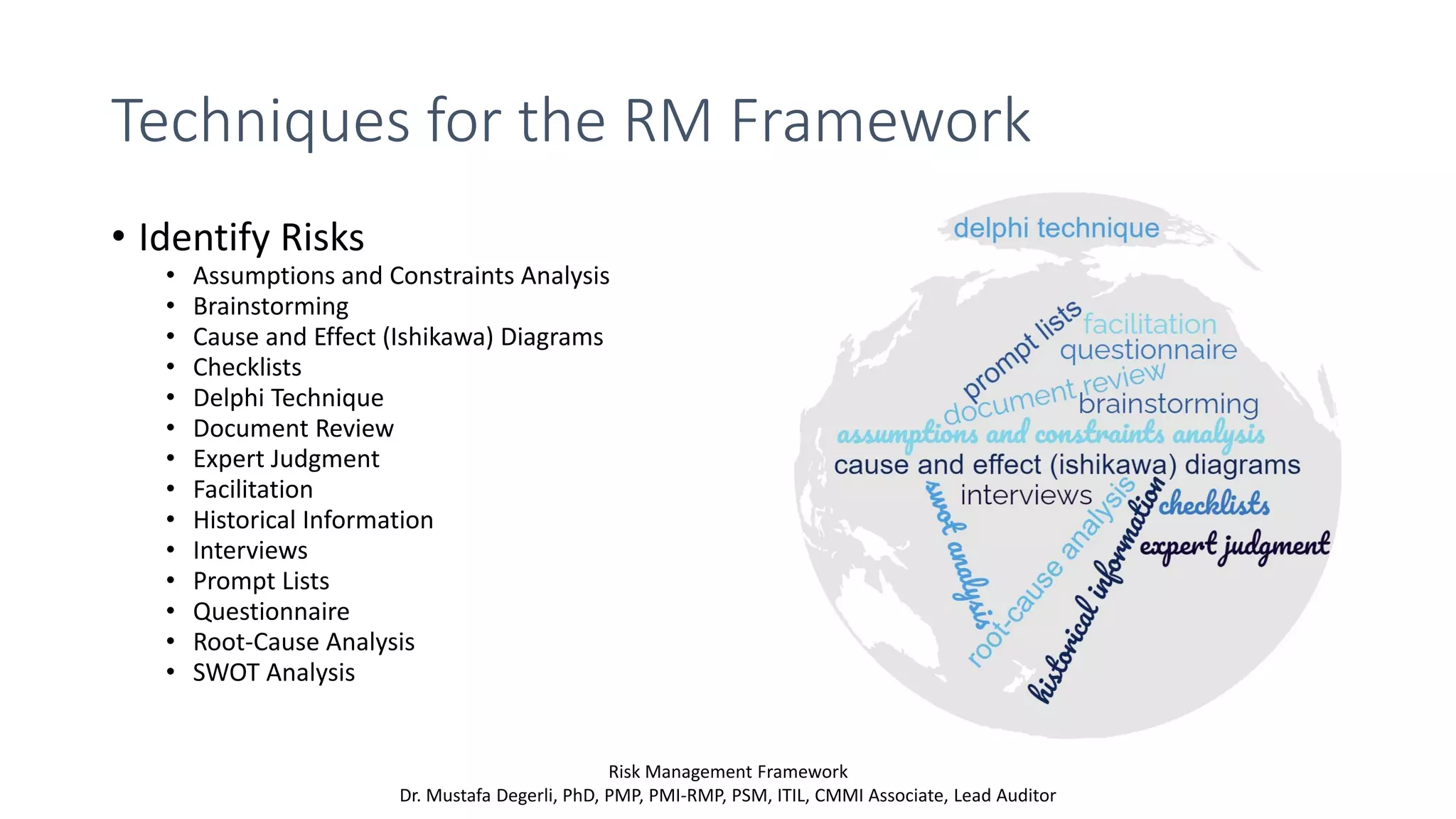 Risk Management Framework - Dr. Mustafa Degerli | PDF