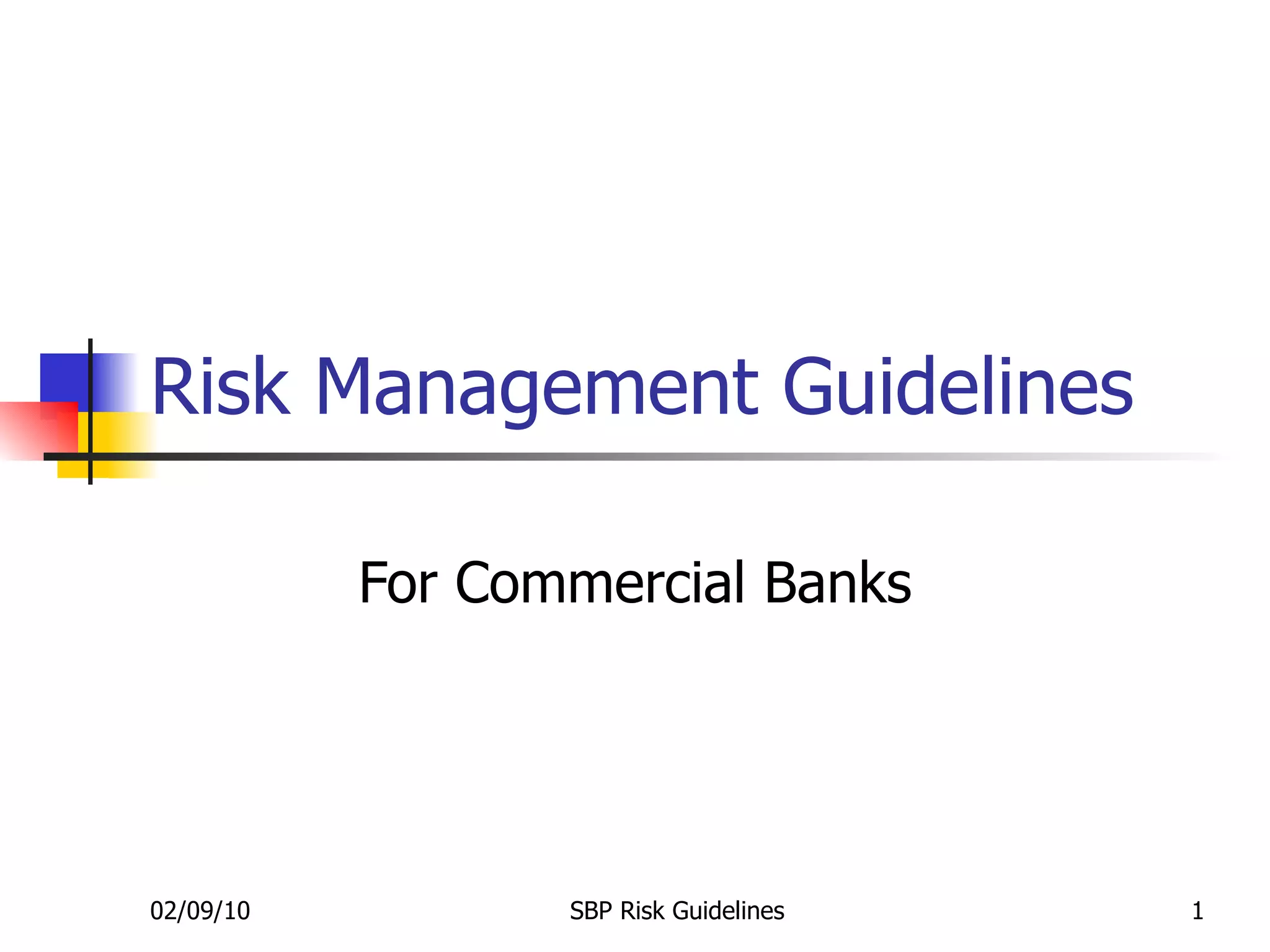 Risk Management Guidelines | PPT