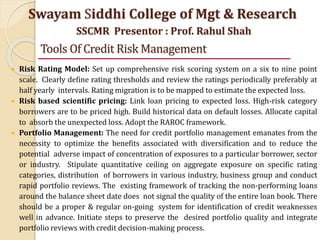 Risk management in banks | PPTX