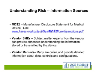 Information Security Risk Management in Biomedical Equipment | PDF