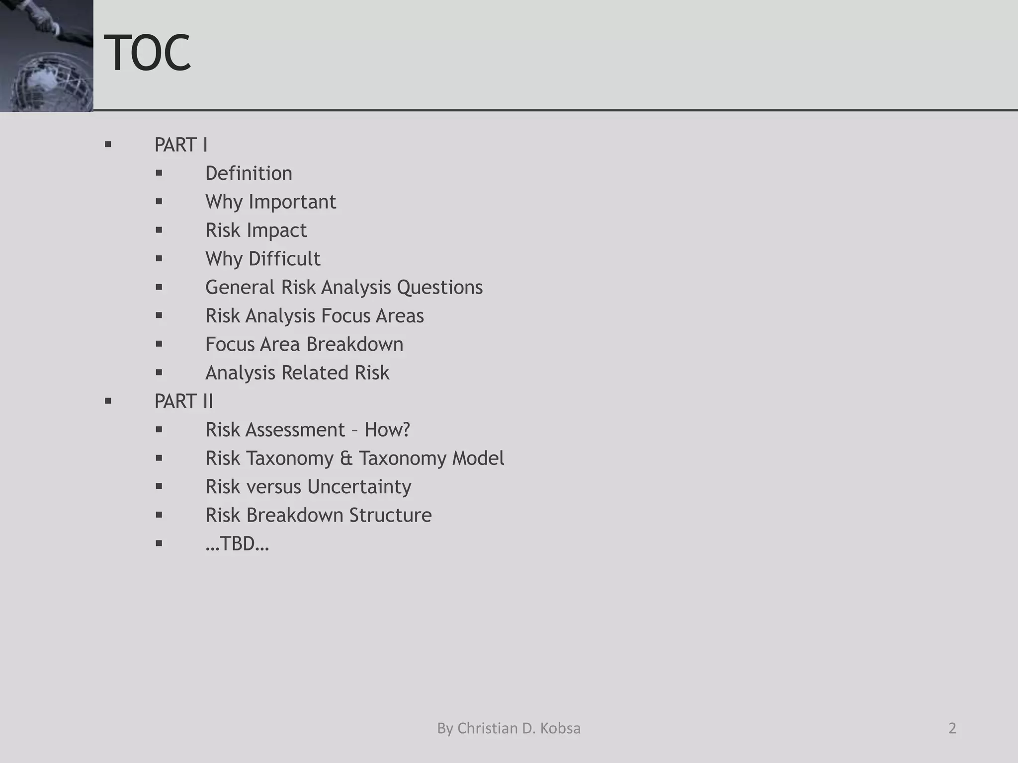 Risk management in business analysis the great differentiator | PPTX