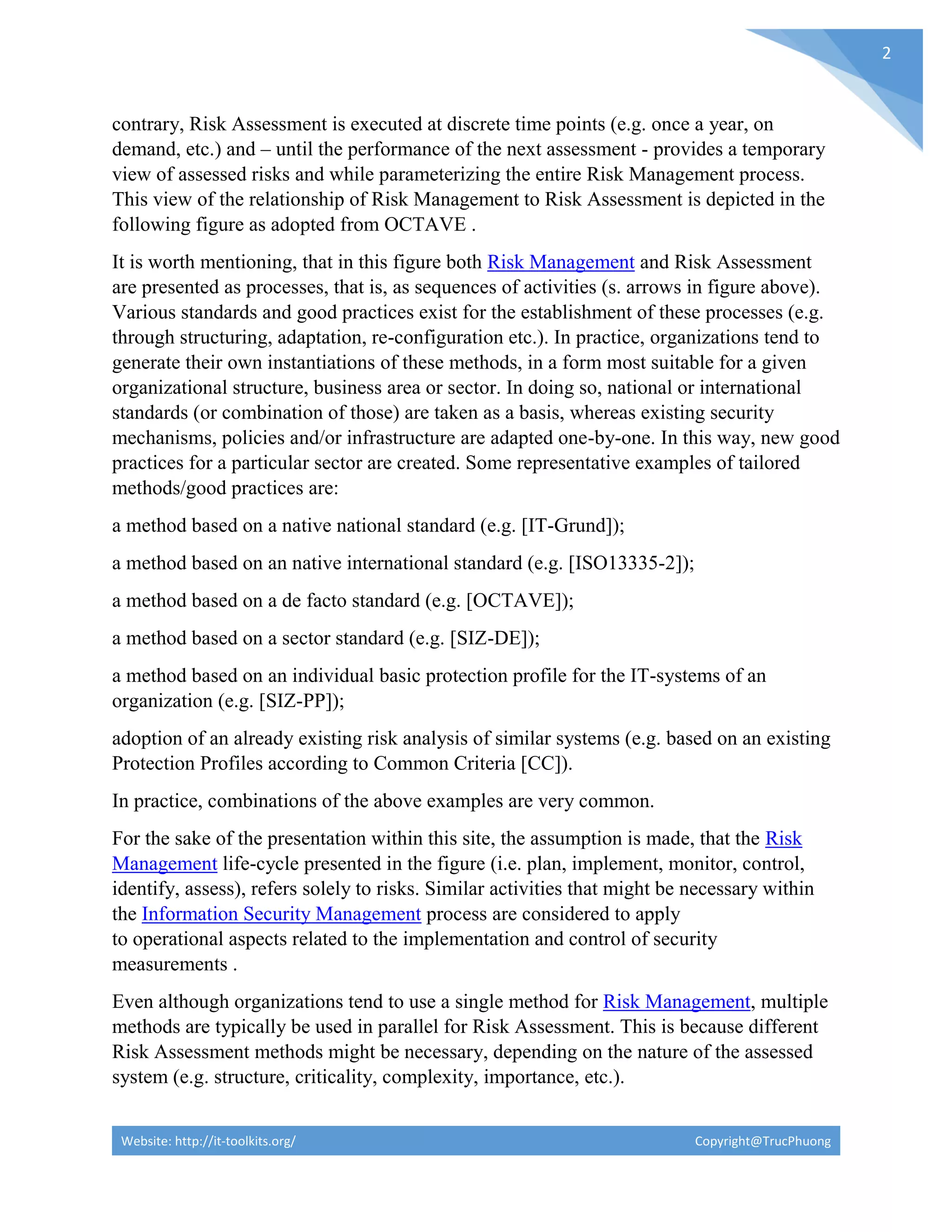 Risk Management & Information Security Management Systems | PDF