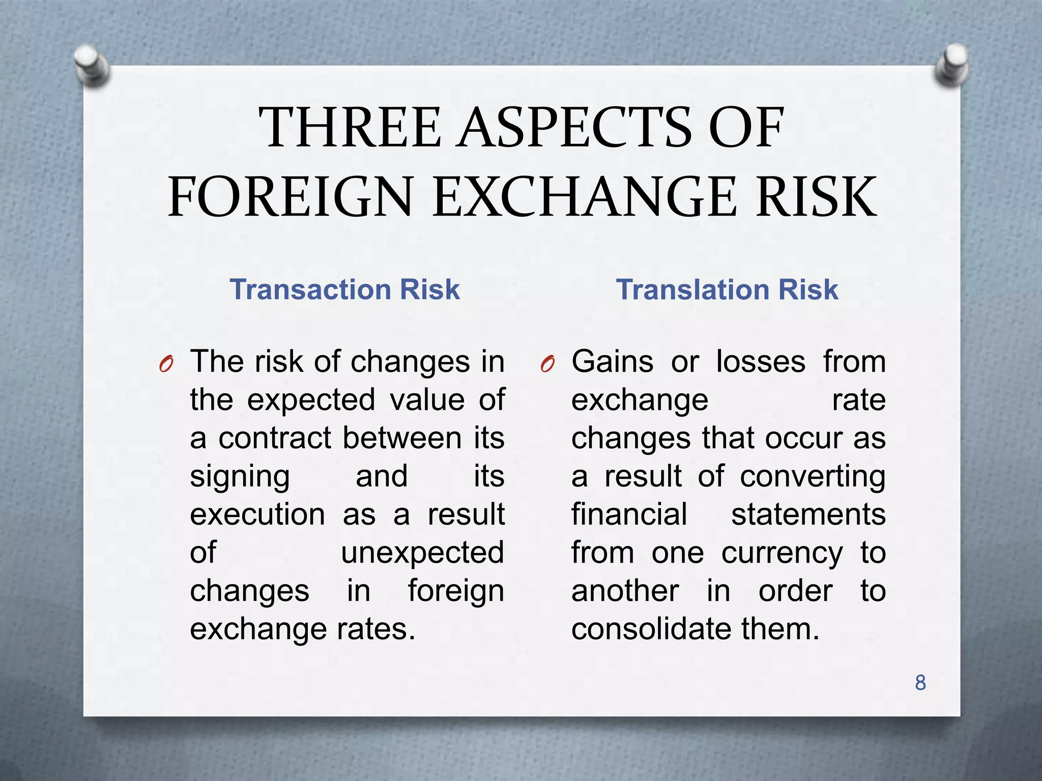 Risk management in international trade ppt | PPTX