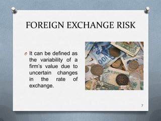 Risk management in international trade ppt | PPTX