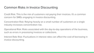 Mitigating Risks in Invoice Discounting: Strategies for SME Financial ...