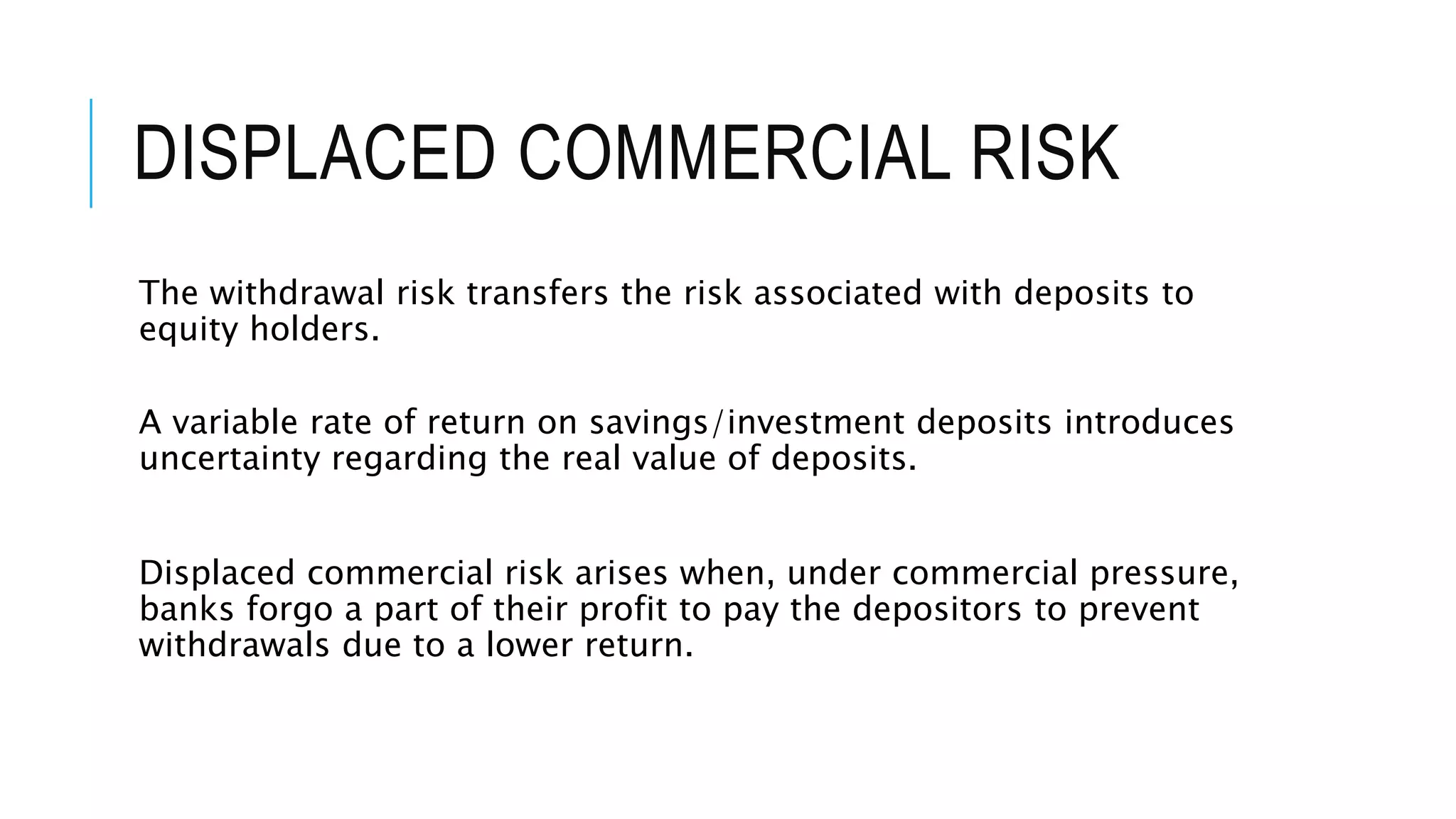 Risk Management in Islamic Banking | PPTX