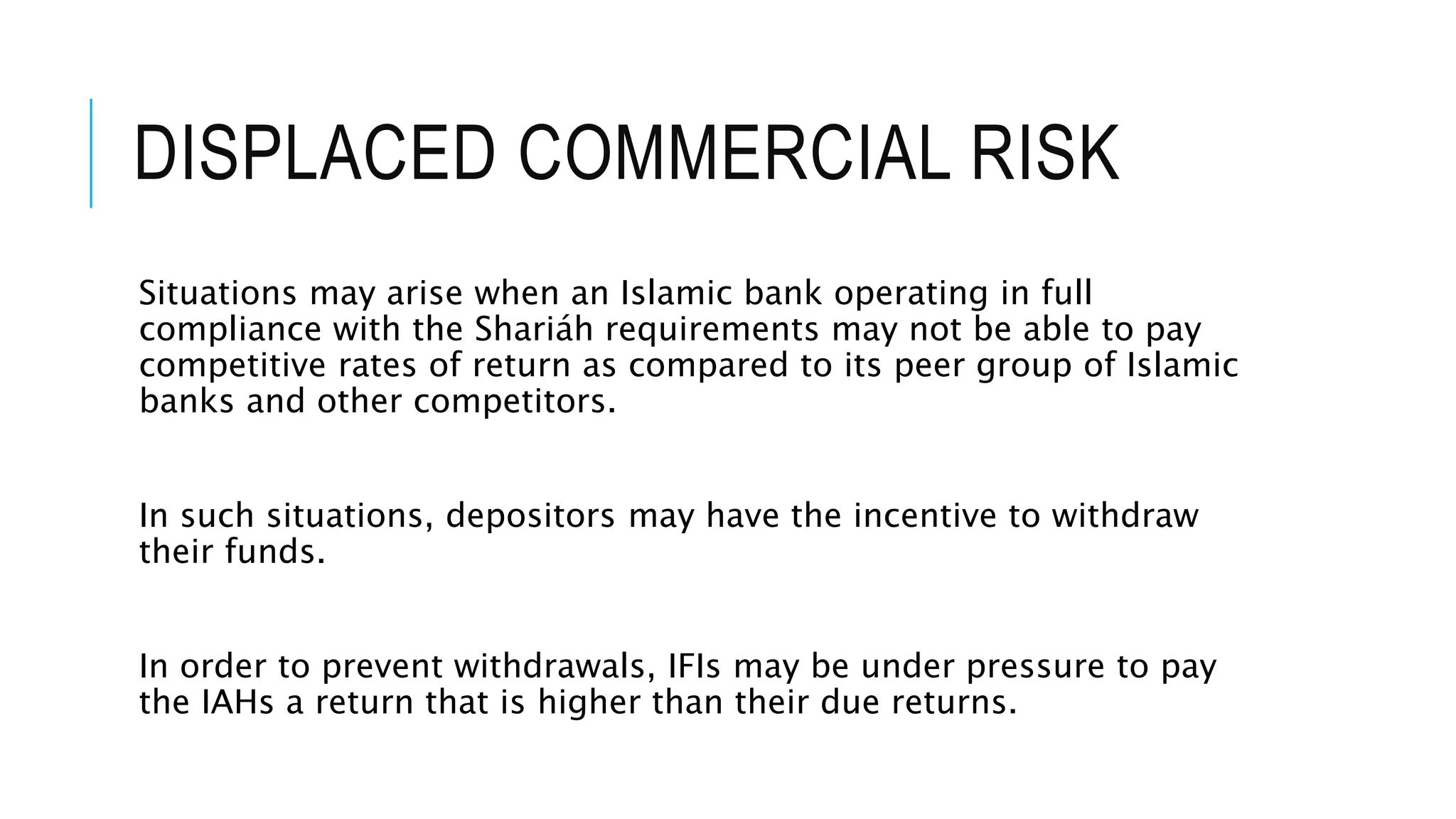 Risk Management in Islamic Banking | PPTX