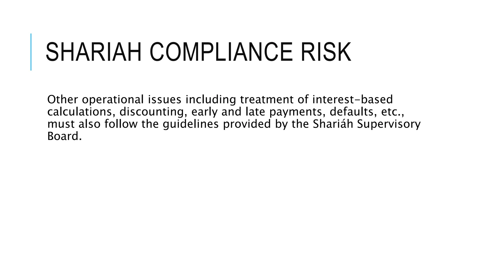 Risk Management in Islamic Banking | PPTX