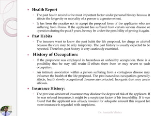 Risk management in Life Insurance by Dr. Amitabh Mishra | PDF