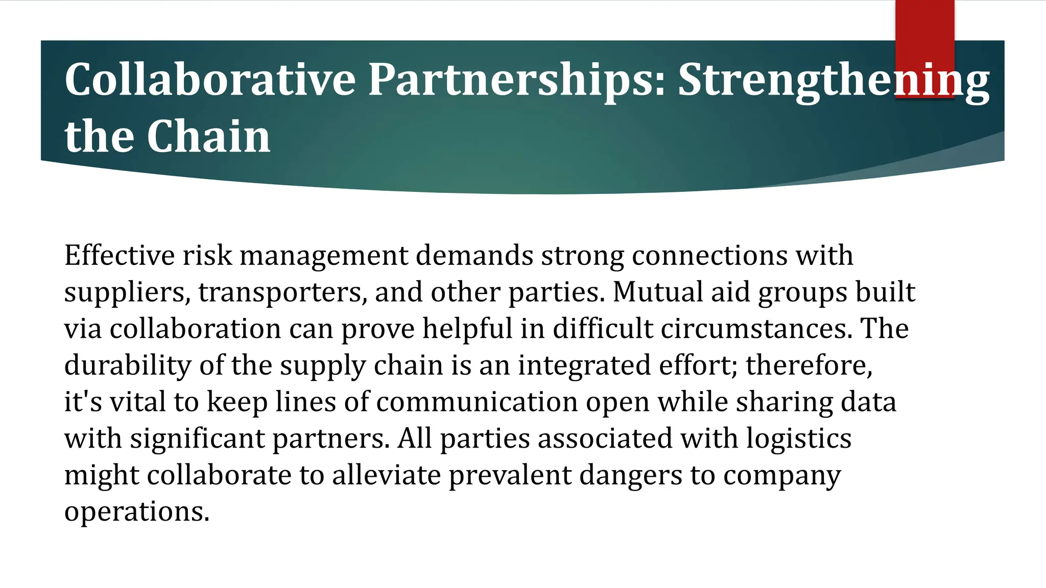 Risk Management in Logistics: Strategies for a Resilient Supply Chain ...