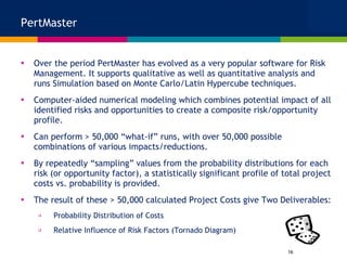 Project Risk Management-Pankaj K Sinha | PPT