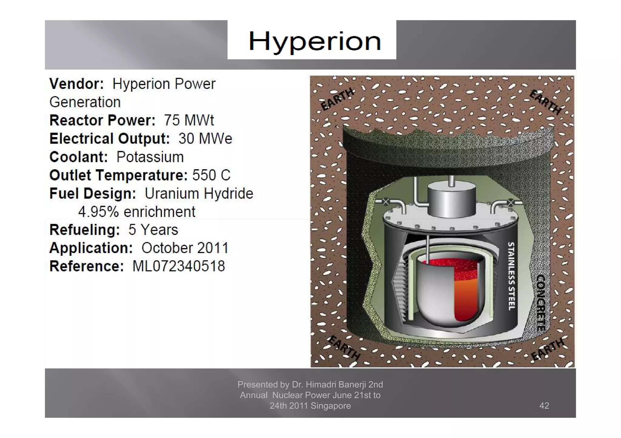 Risk management in nuclear projects and strategy of small reactors ...