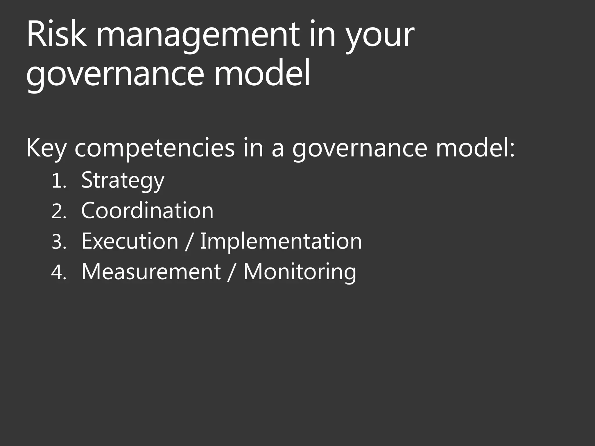 Risk Management in SharePoint Governance | PPTX | Business | Business ...