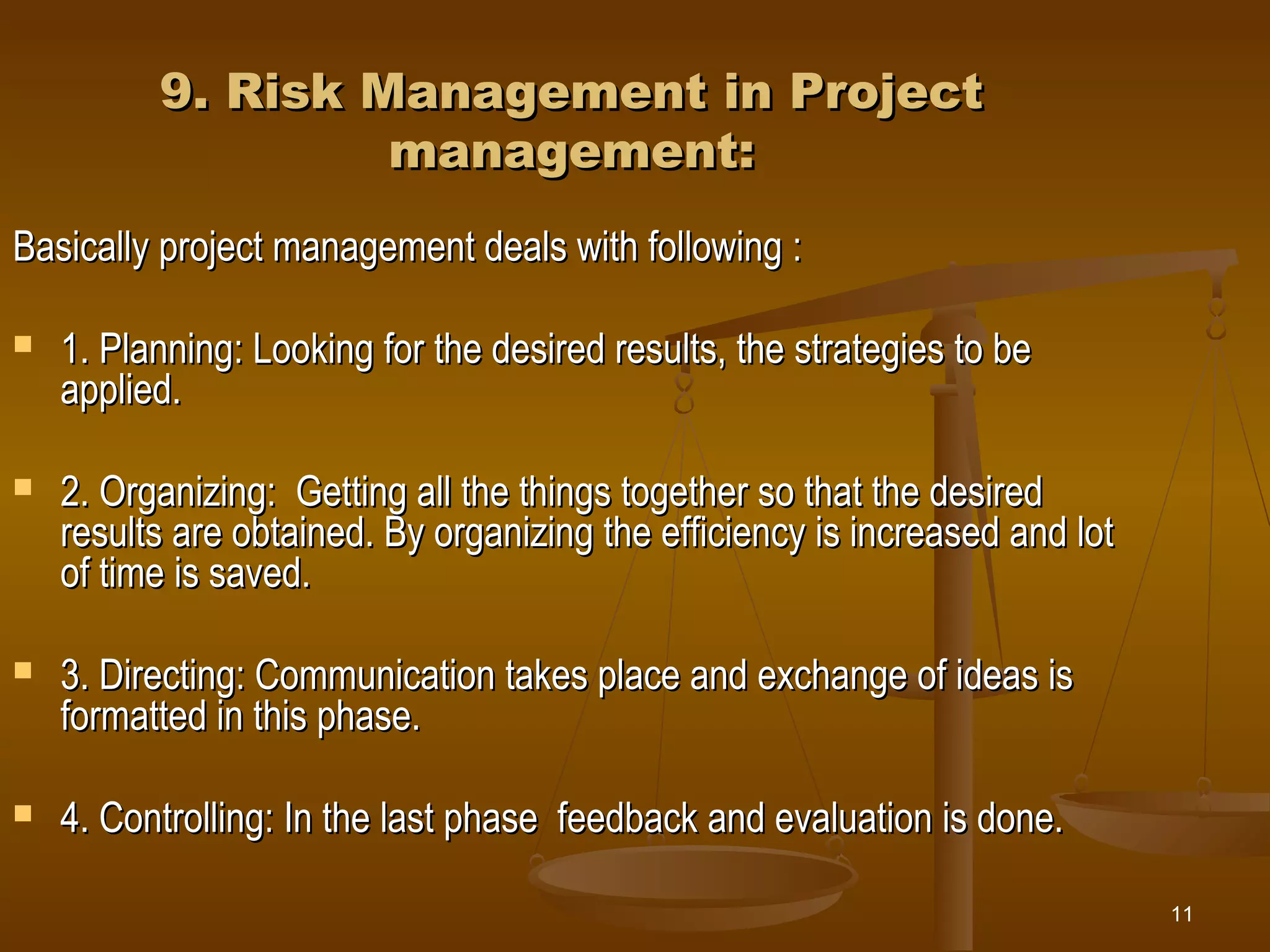 Risk management in software engineering | PPT