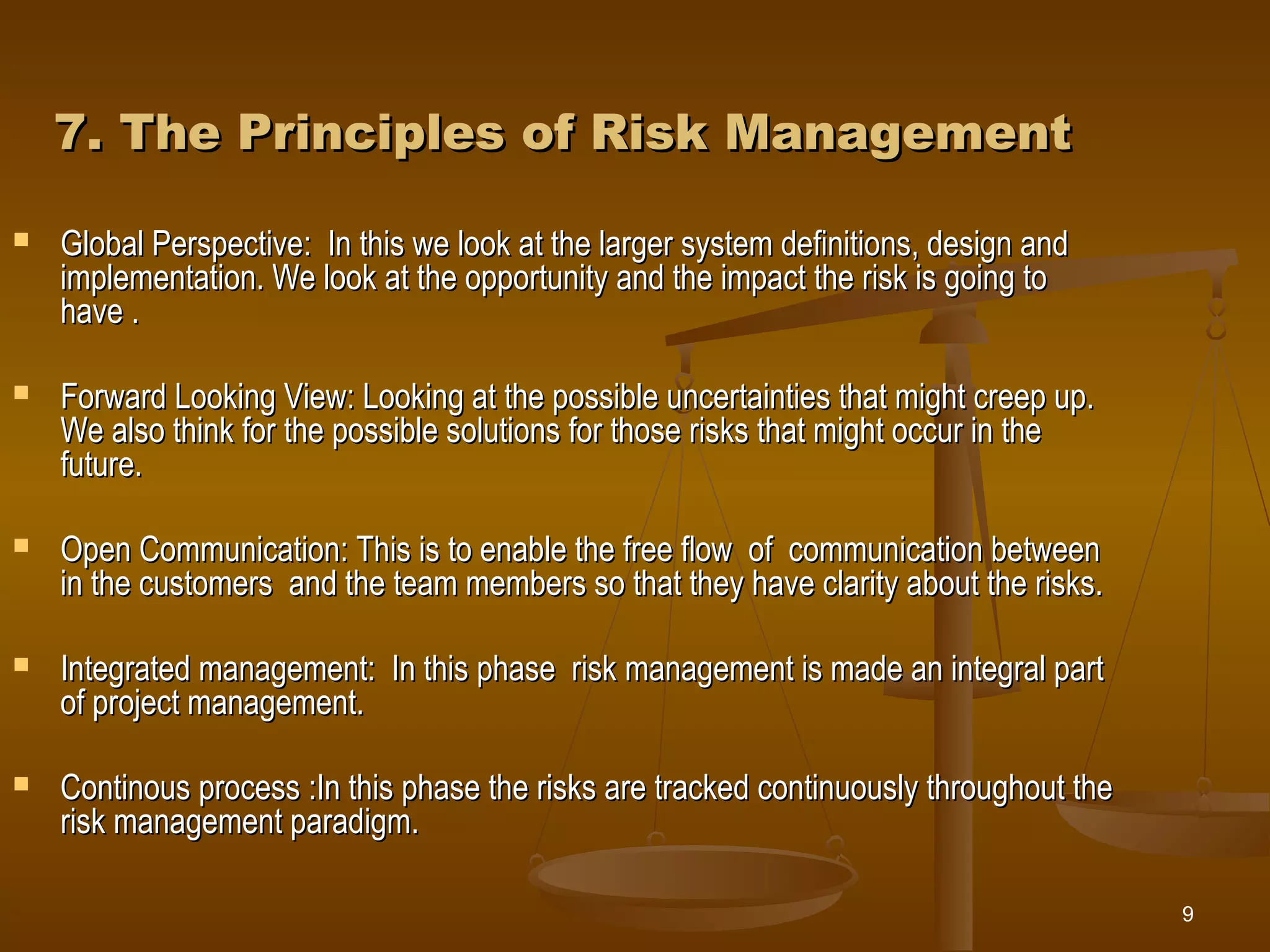 Risk management in software engineering | PPT