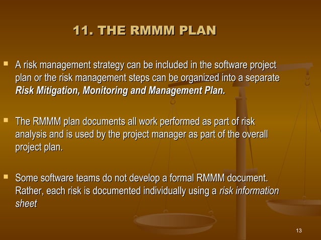 Risk management in software engineering | PPT
