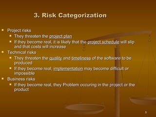 Risk management in software engineering | PPT
