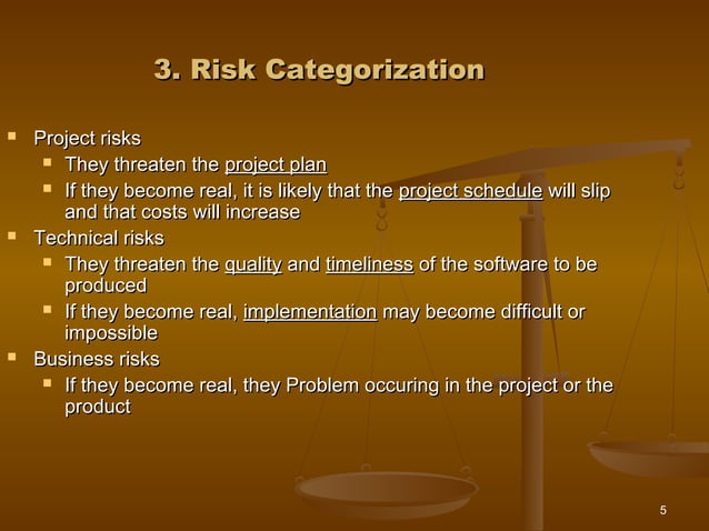 Risk management in software engineering | PPT