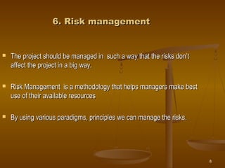 Risk management in software engineering | PPT