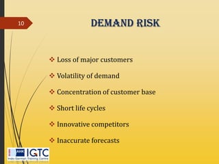 Risk management in supply chain | PPTX