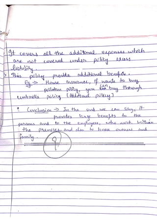 Risk management and insurance | B.COM SEM-6TH | Hand written Notes | by ...