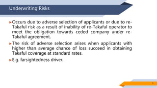 Risk Management in Takaful Operation | PPTX
