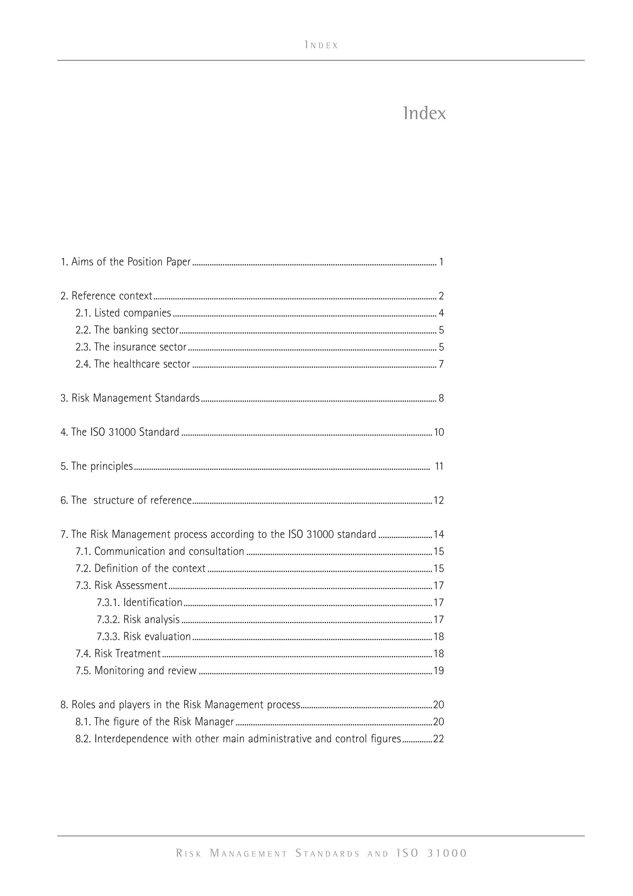 Risk management & ISO 31000 | PDF