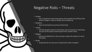 Risk Management Knowledge Area | PPT
