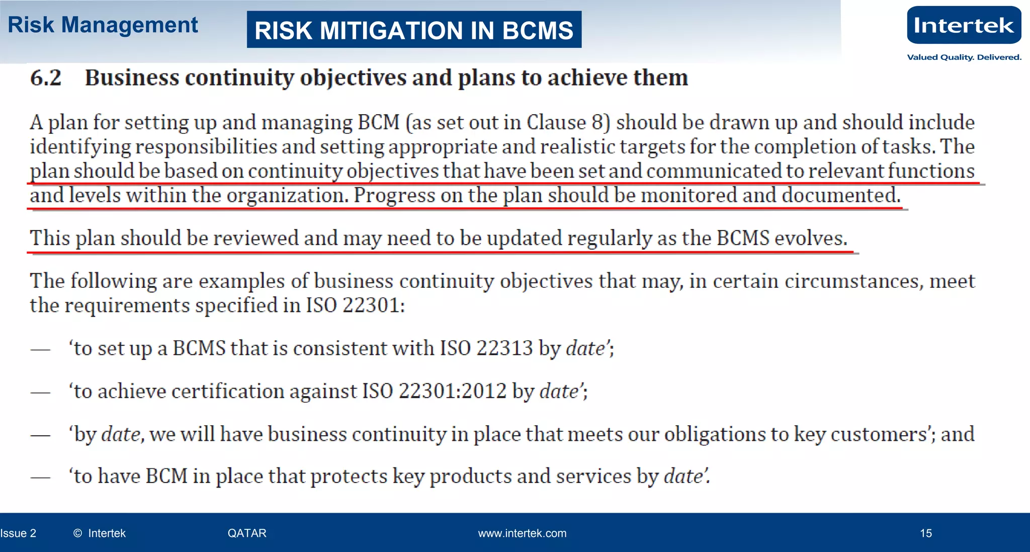 Risk management overview | PPT