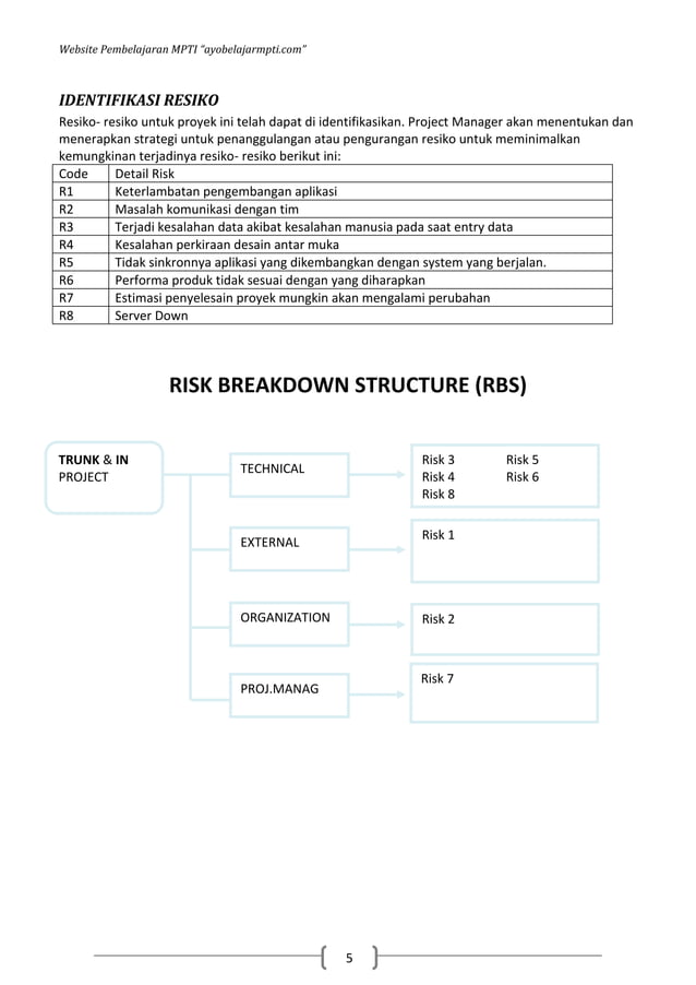 PM Risk management plan | DOC