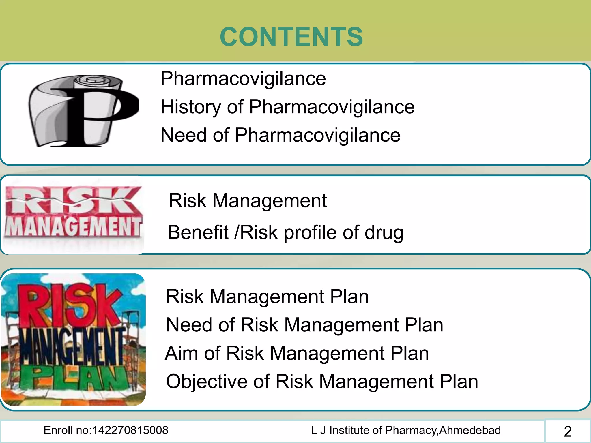 Risk management plan | PPTX