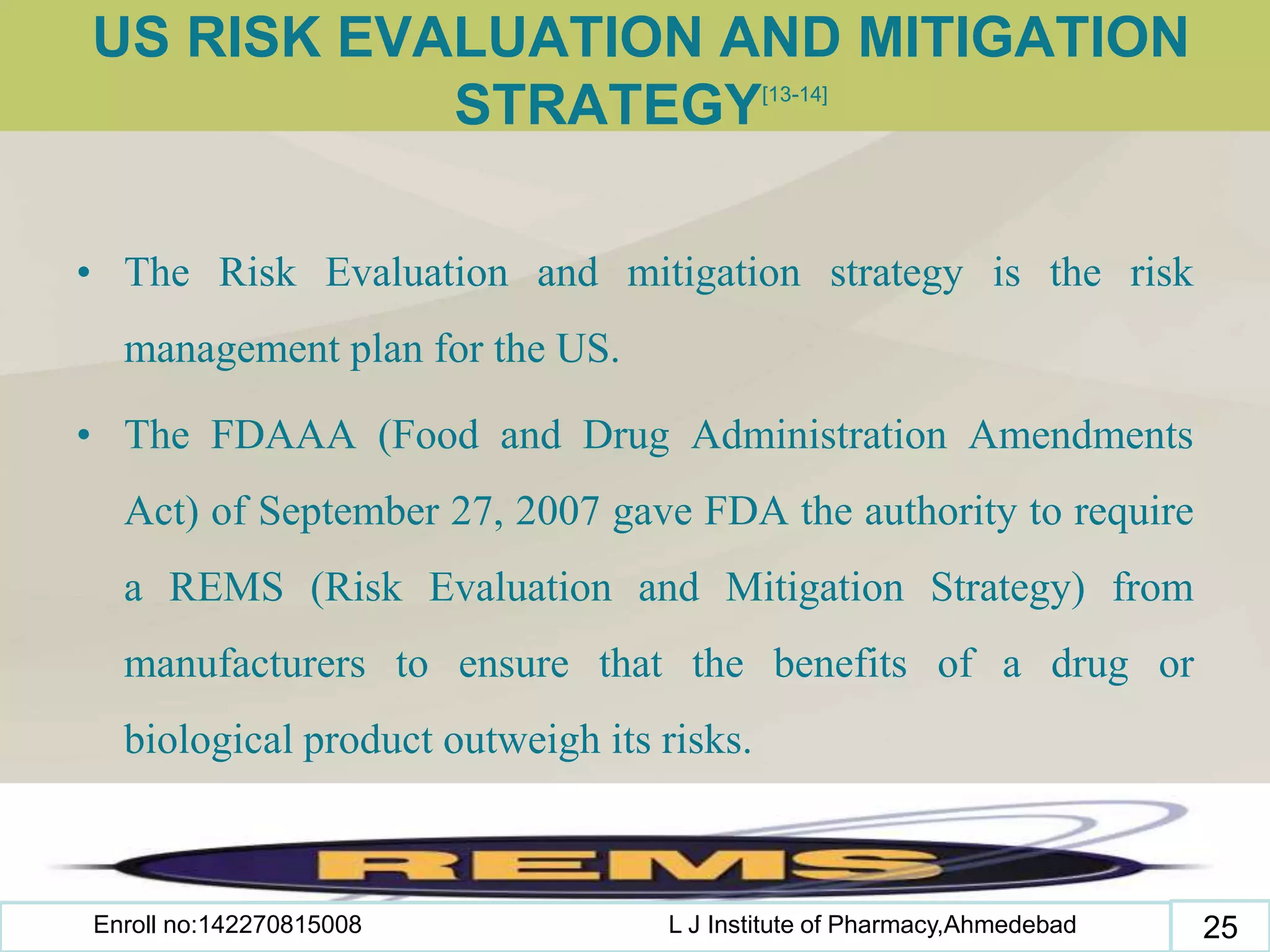 Risk management plan | PPTX