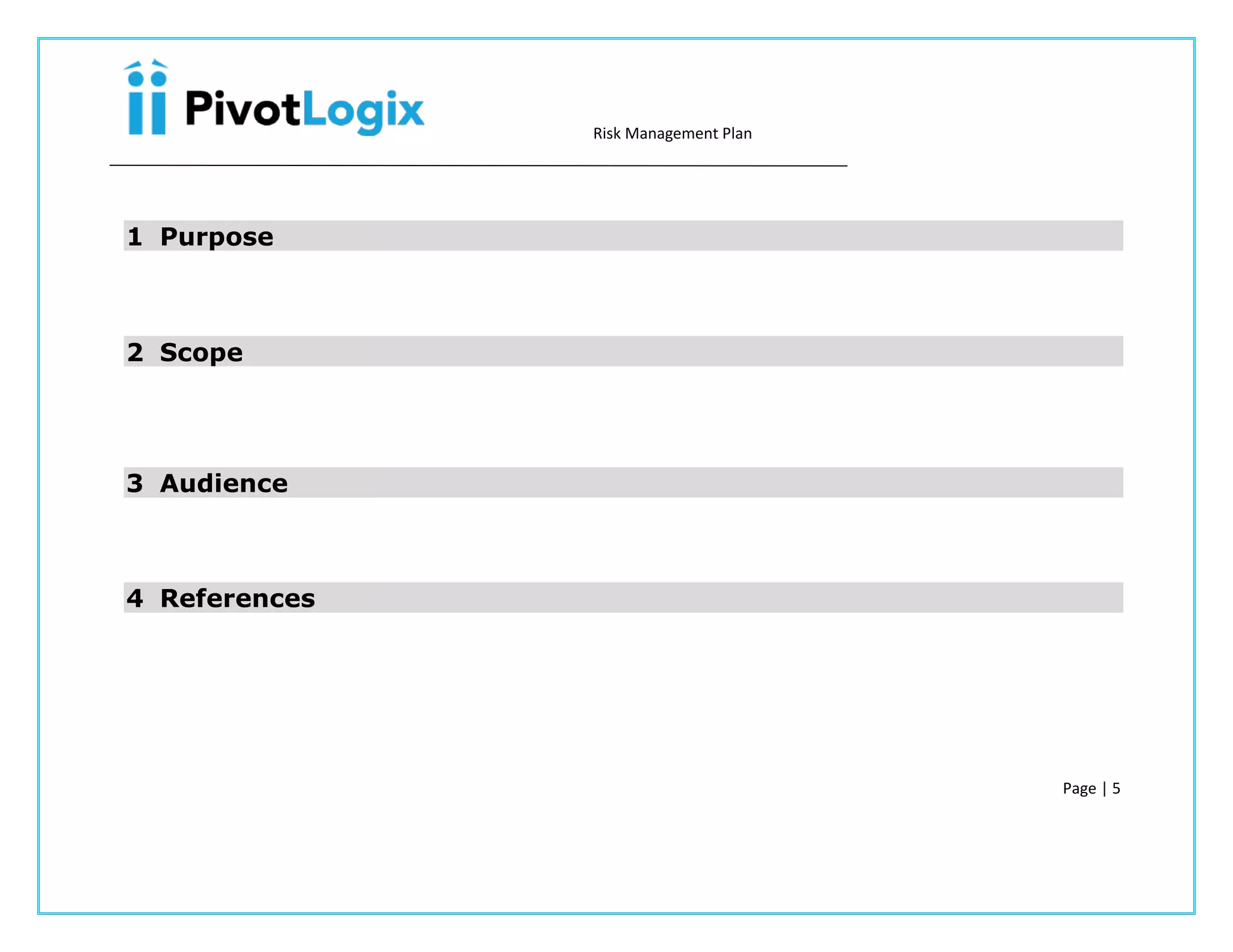 PMP - Risk Management plan & template | PDF
