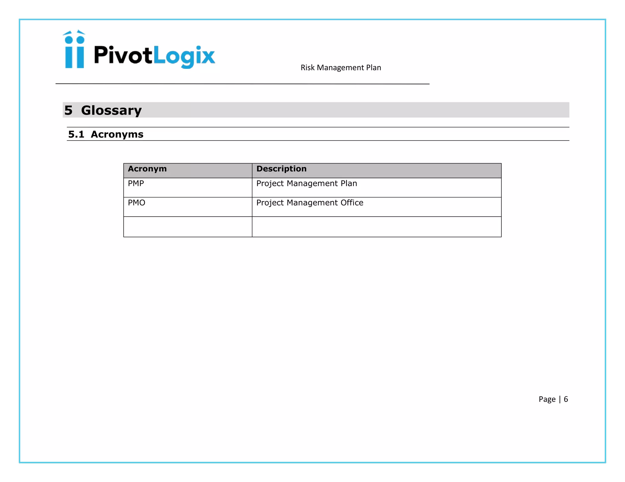 PMP - Risk Management plan & template | PDF