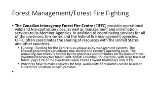 Risk Management - Forestry - Mitigating Losses - Canada | PPTX