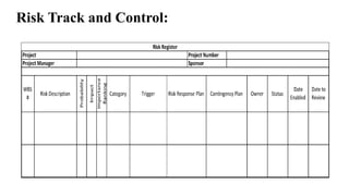 risk management principles in a project . | PPTX