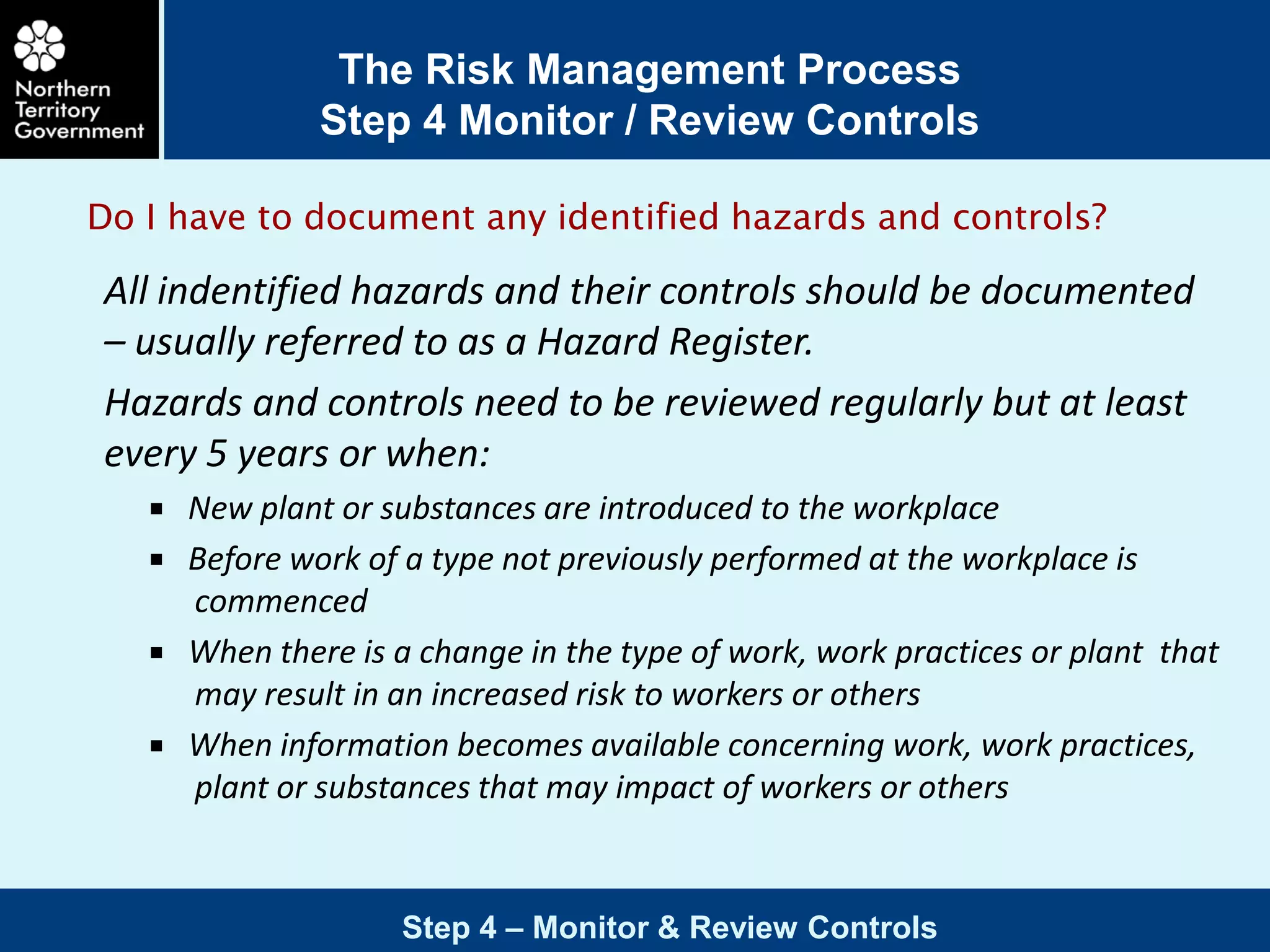 Risk Management Process | PDF