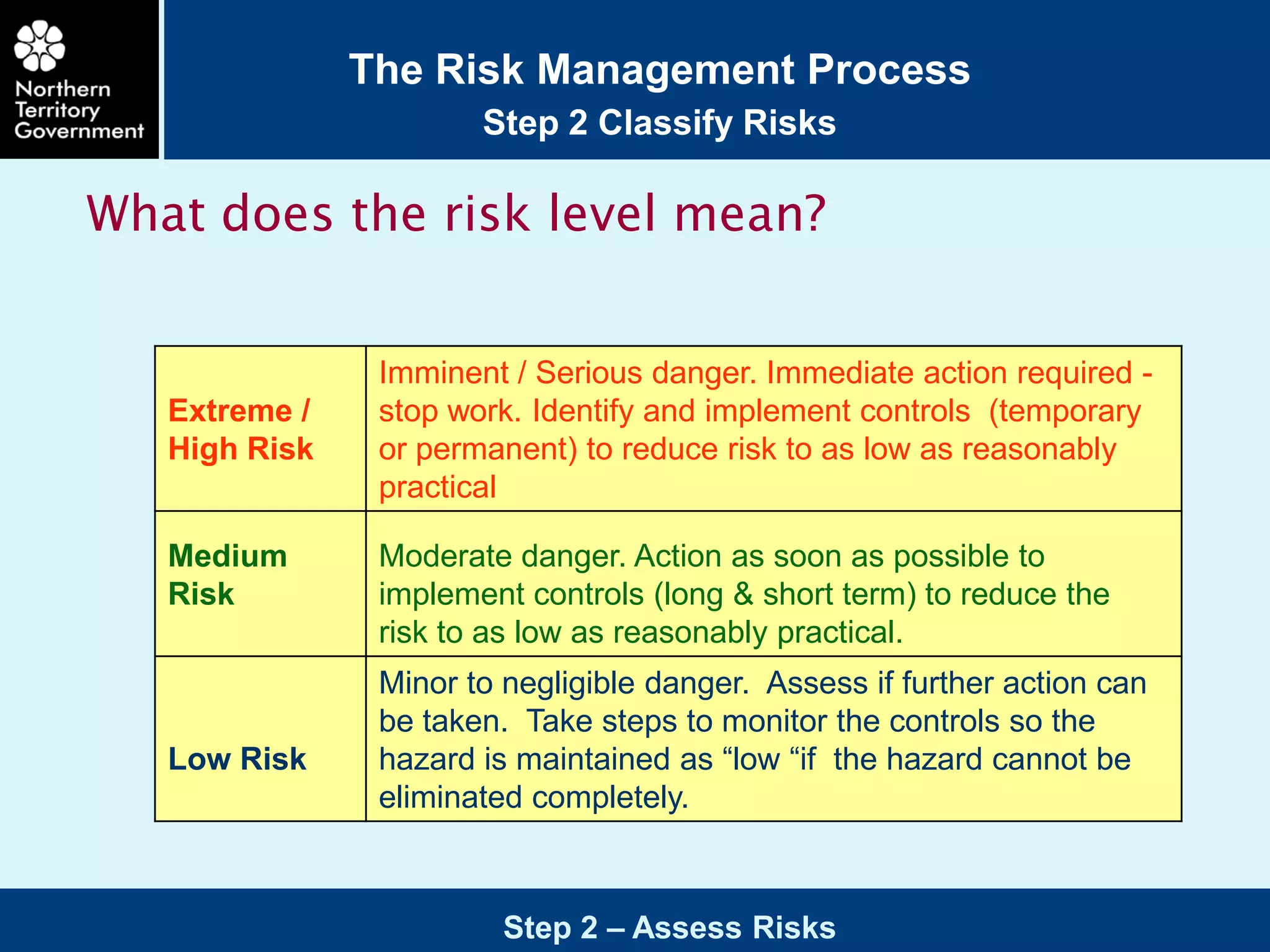 Risk management process | PDF