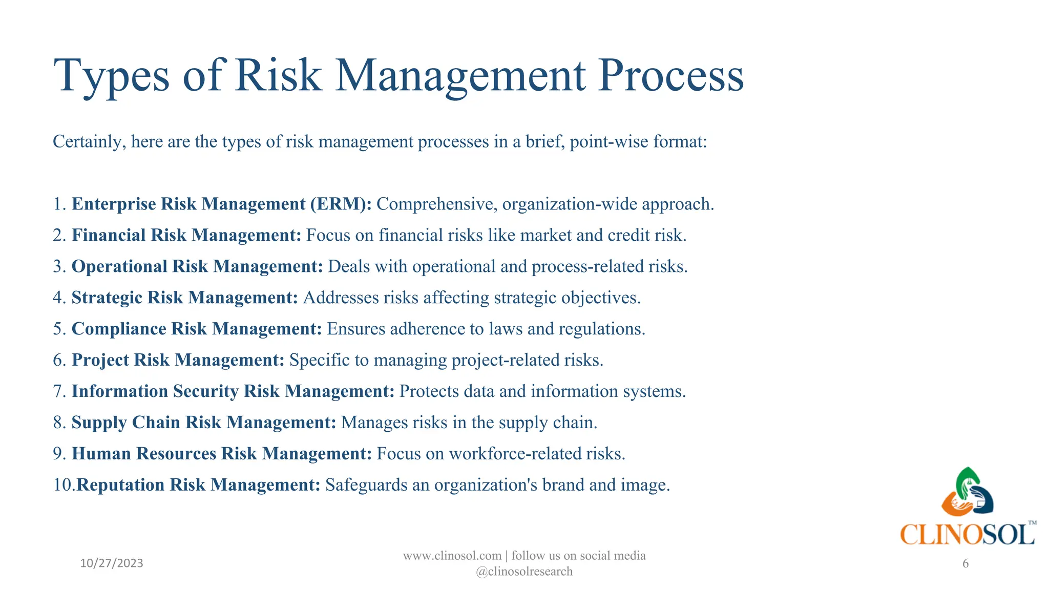 Risk management process | PDF