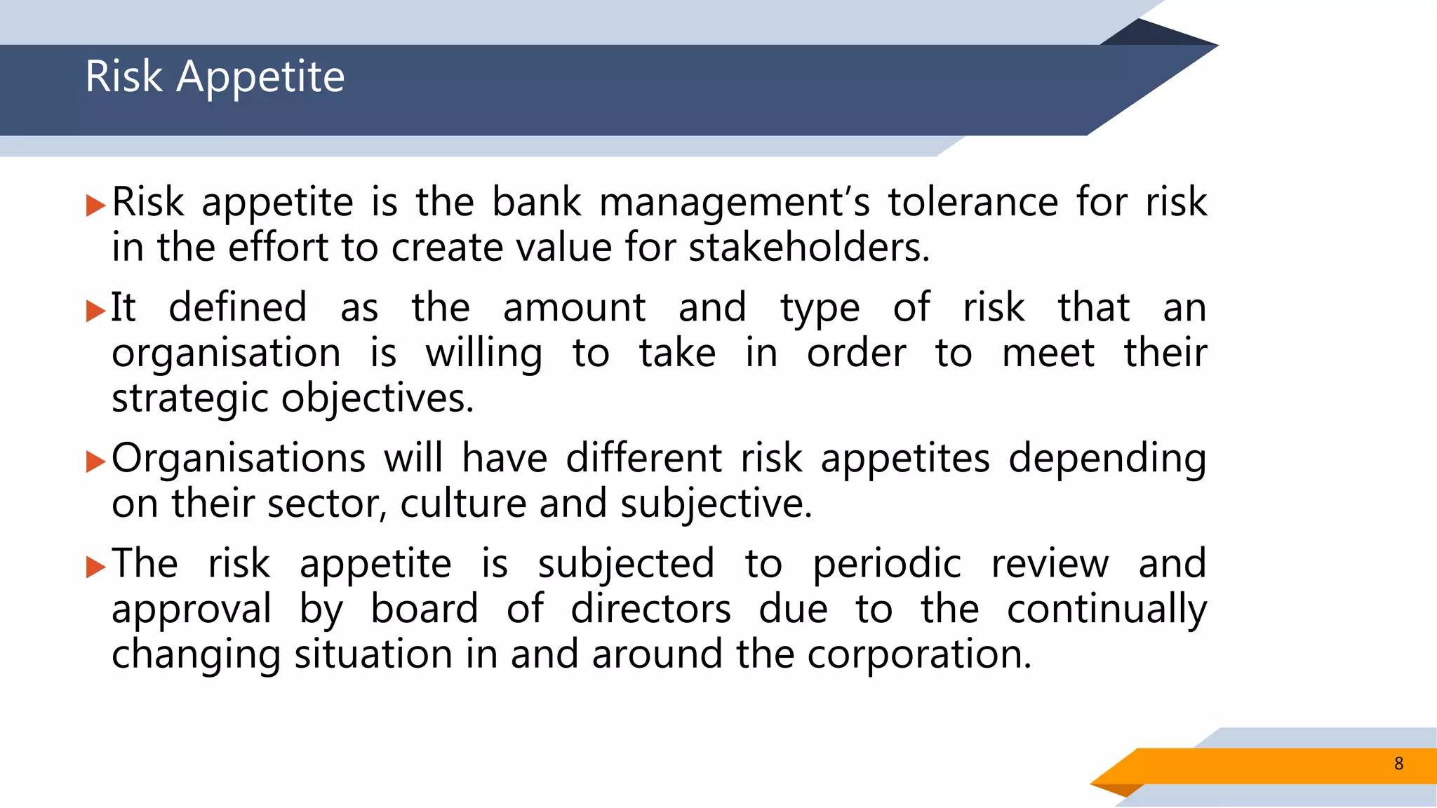 Risk Management Process in Islamic Banks | PPTX