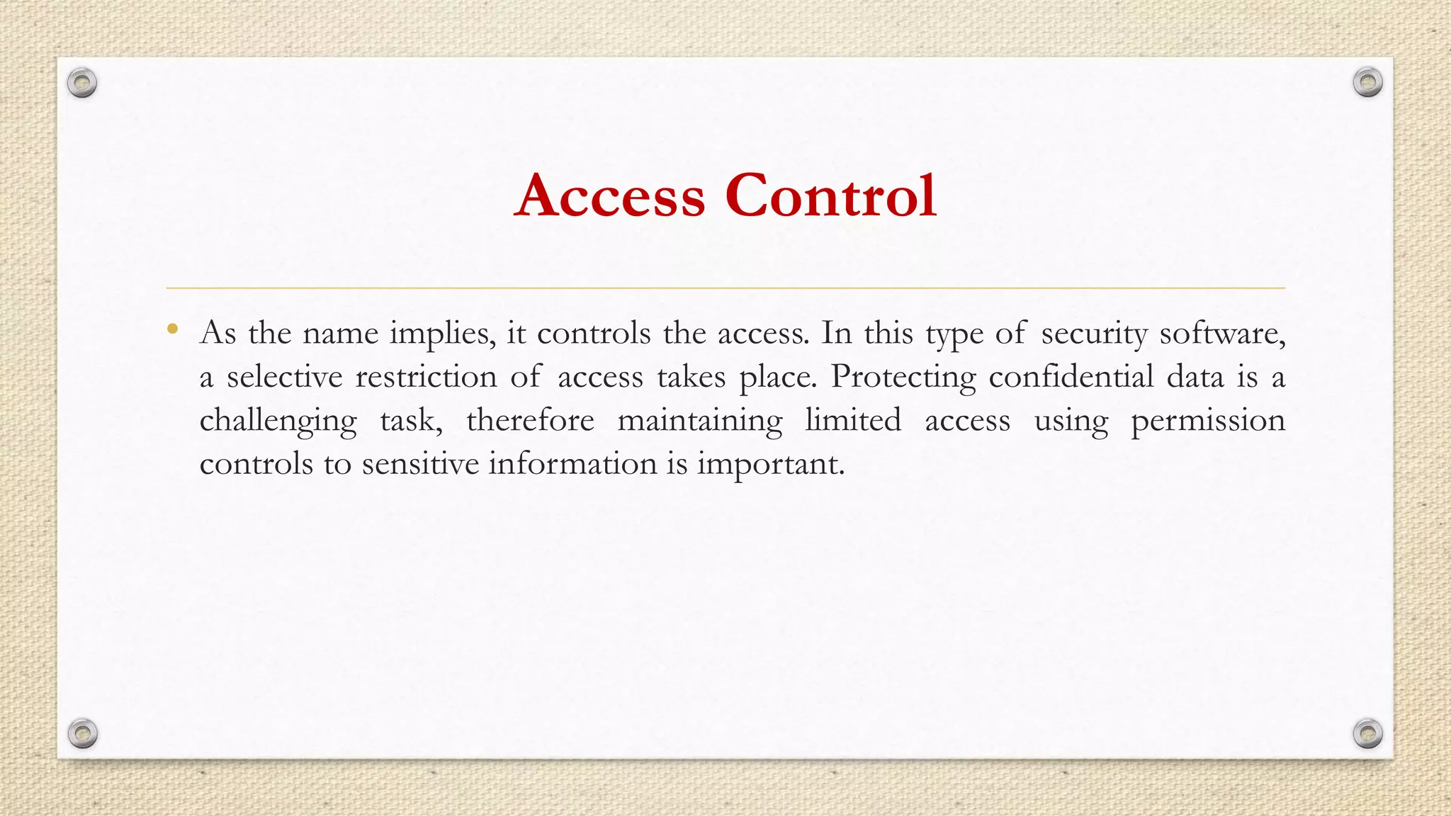 What are the Different Types of Software Security Solutions? | PPTX