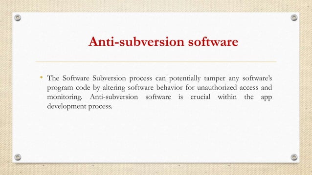 What are the Different Types of Software Security Solutions? | PPTX