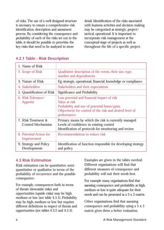 Risk management standard | PDF