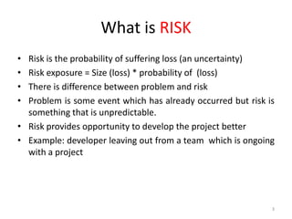 Risk management | PPTX
