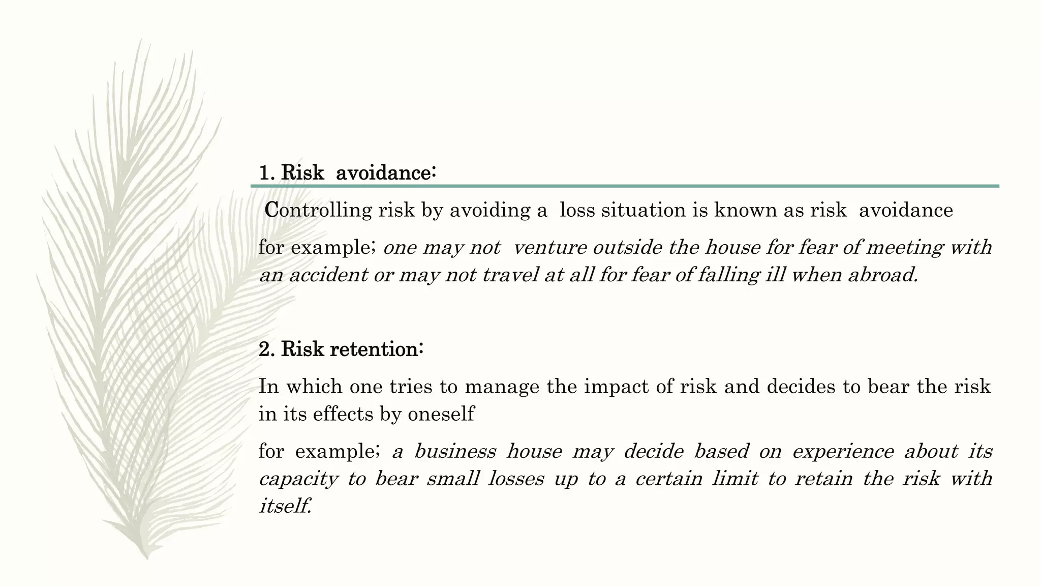 Risk management techniques | PPTX